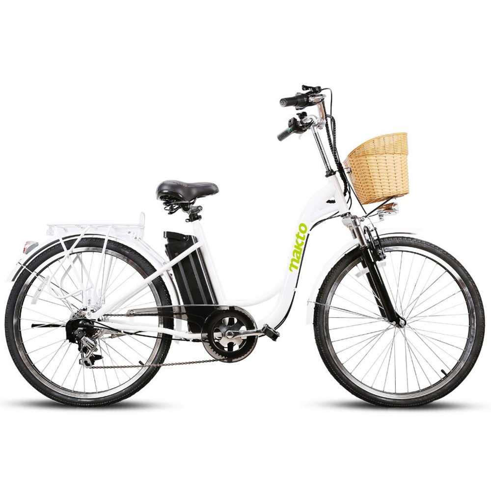 Ebike Pedal Assist | Best Women's Electric Bike | White E Bike